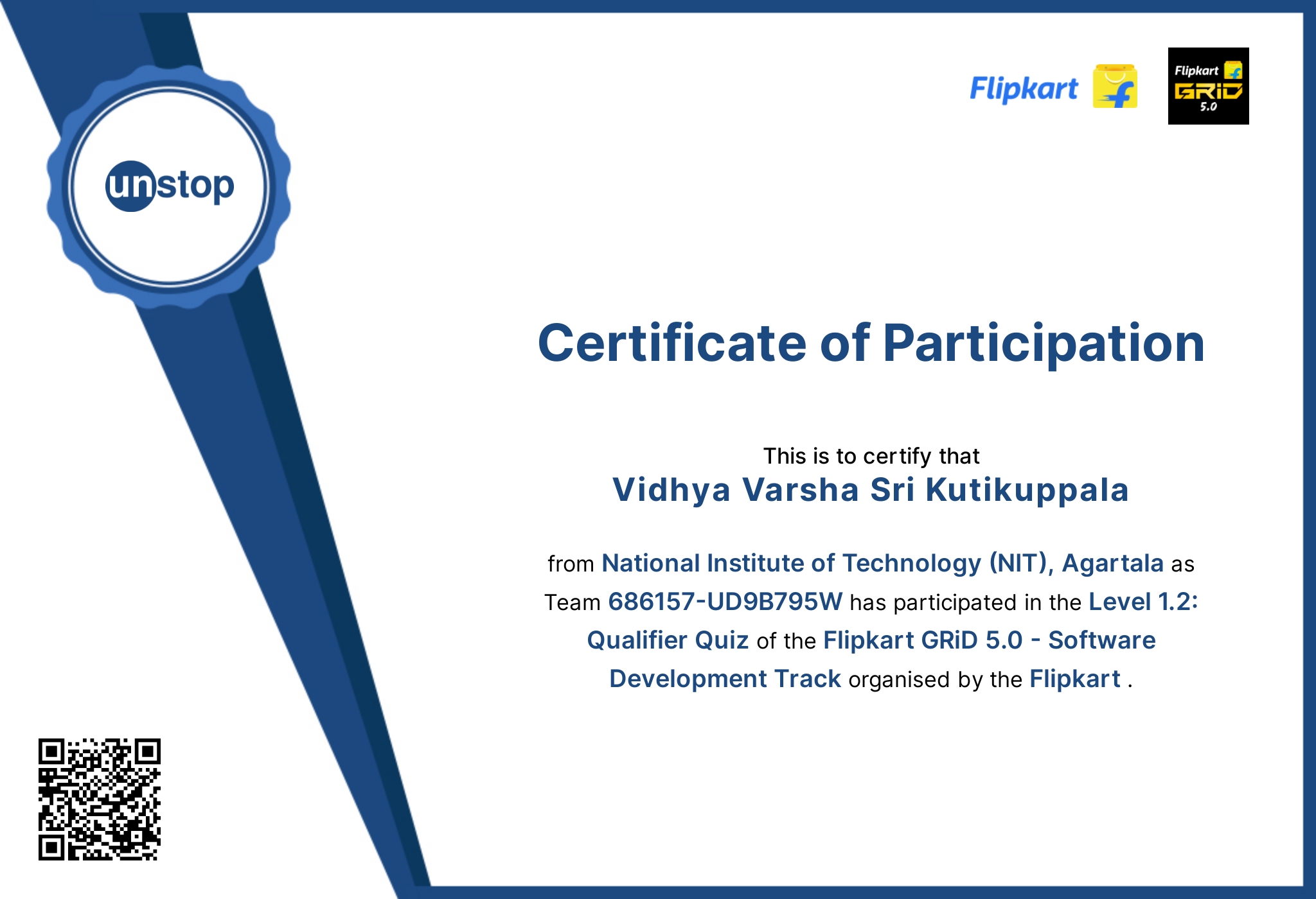 Responsive Portfolio Website- VarshaK